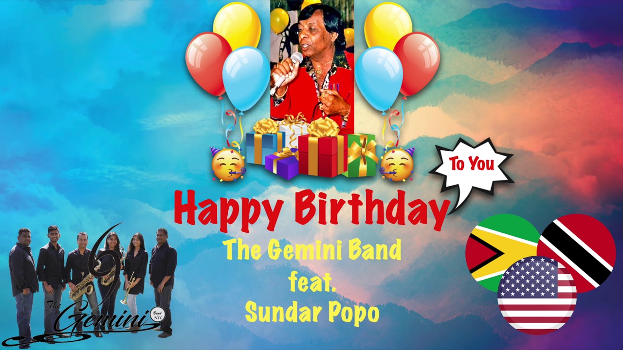 Sundar Popo – Happy Birthday to You: Chutney Music